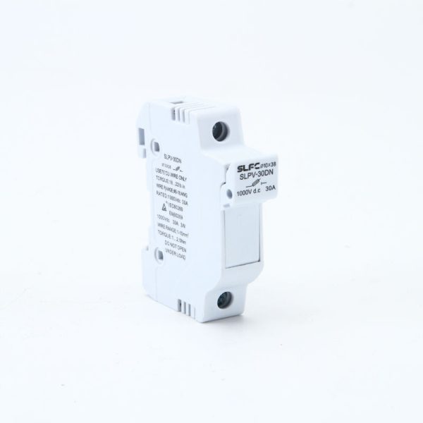 Porta Fusible Solar 1P 1000Vdc 10x38mm 30A 10-50KA Riel Din IEC60629.1 ...